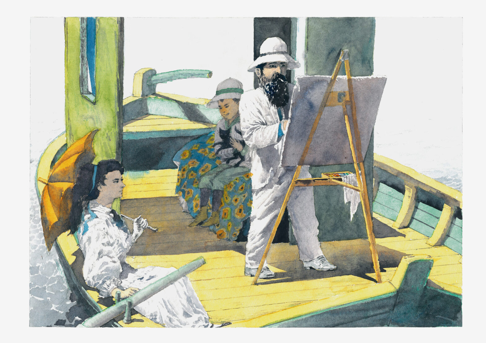 Liebesgeschichten – Alice Hoschede & Claude Monet – Hans Hillmann Archiv